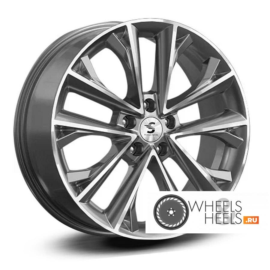 Диск Premium Series КР012 Atlas Pro 18x7 5x114.3 et45 dia60.1 Графитовый глянцевый с полированной лицевой поверхностью