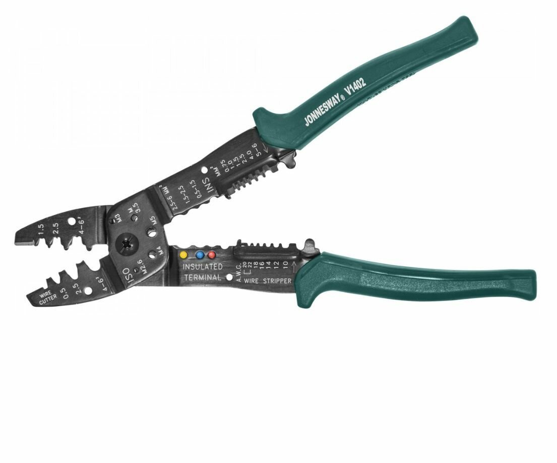 Стриппер клещи для снятия изоляции и обжима проводов, обжиматель контактов проводов, наконечников клемм