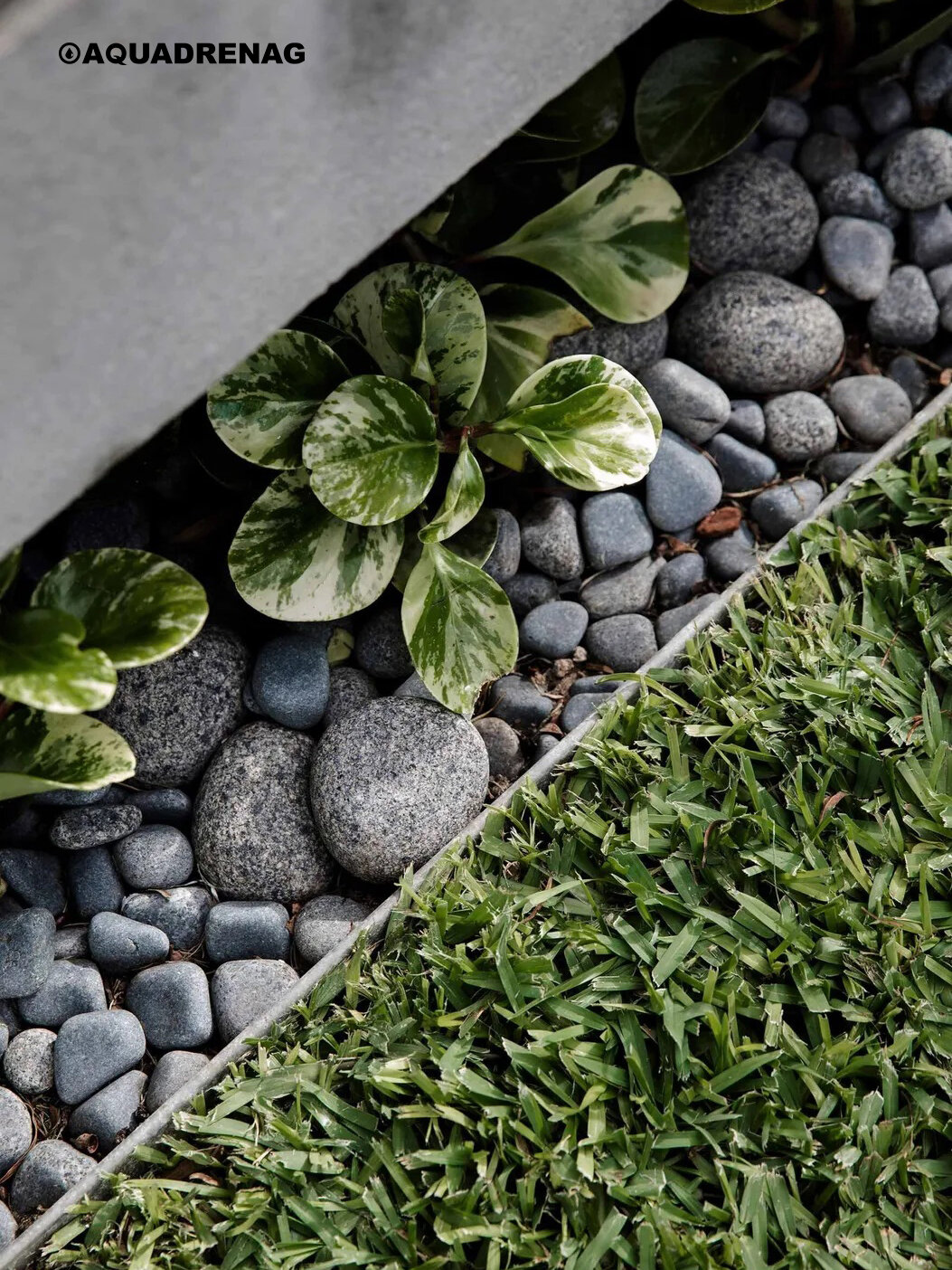 Бордюр металлический оцинкованный AQUADRENAG BORDFIX 1200*80*70*1,5 мм