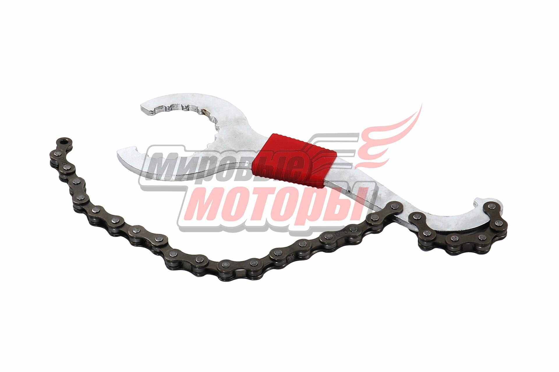 Ключ для снятия и затяжки трещеток, кассет, каретки открытого типа (с хлыстом)