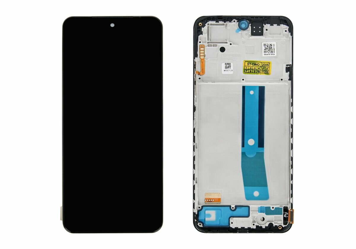 Дисплей для Xiaomi Poco M4 Pro 4G (2201117TY/2201117PG) в рамке (черный) In-Cell