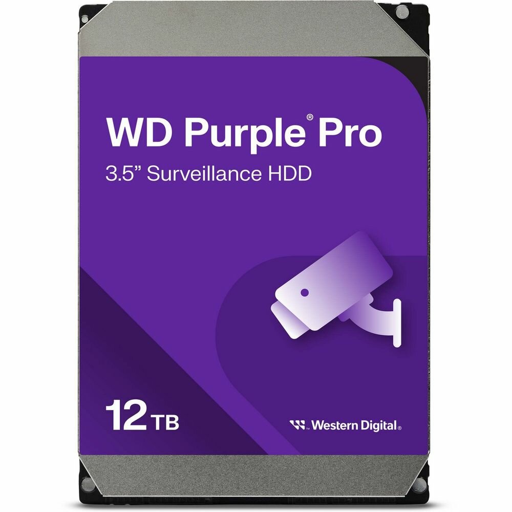Жесткий диск Western Digital 12TB WD122PURP Purp, SATA3, Cache 256MB, 7200 rpm