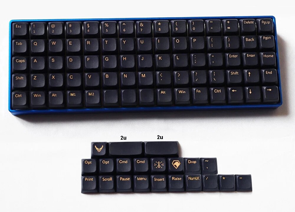 DSA XDAL PBT Кейкапы для механических клавиатур 96 XDAL1