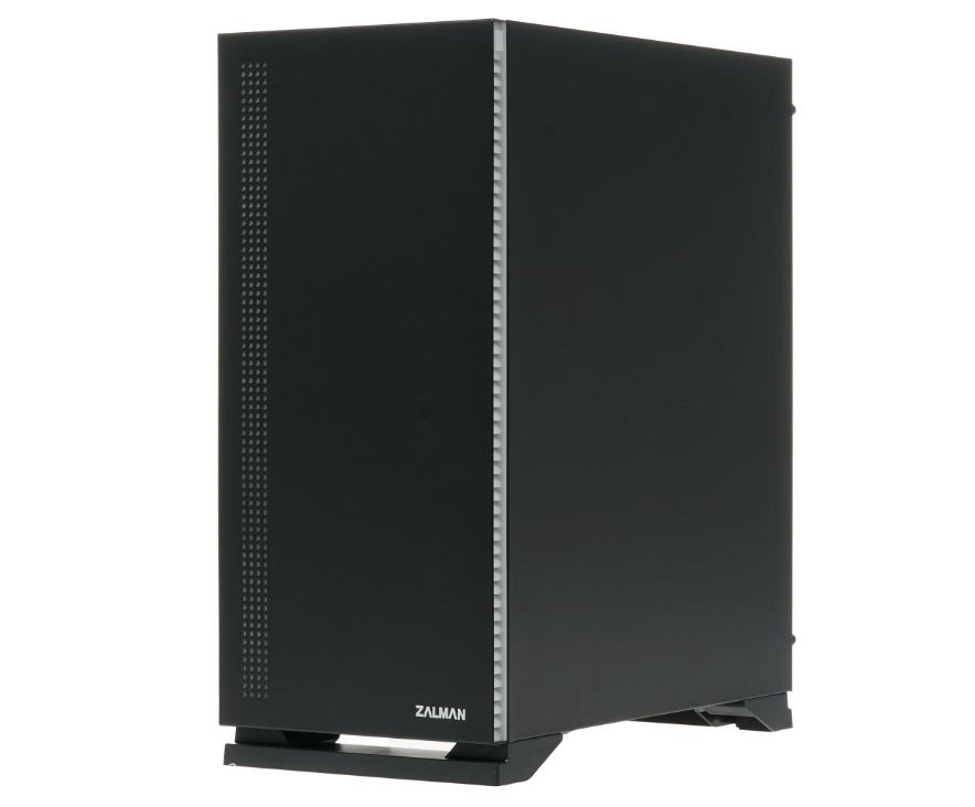 Компьютерный корпус ZALMAN S5, Midi-Tower, ATX, 2 вентилятора, черный