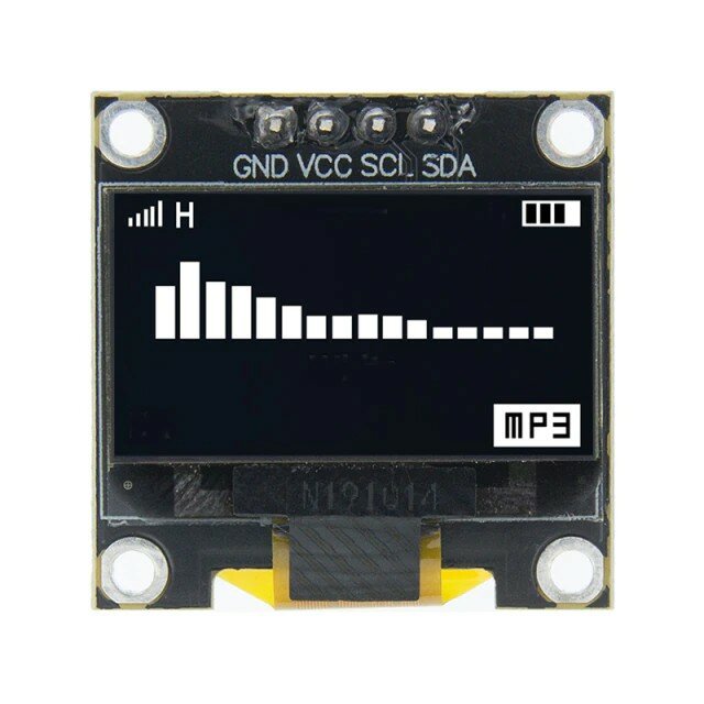 OLED 128X64 white new дисплей 0.96 I2C SSD1306 для Arduino (4032w)
