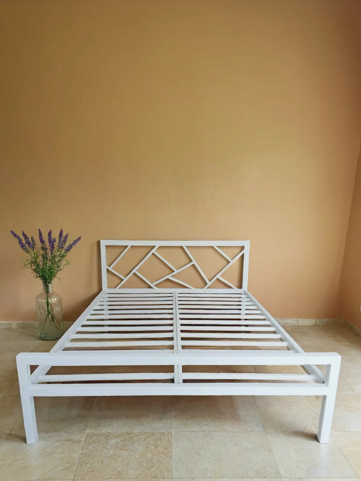 Кровать Loft Mebel Цезарион, металлическая, двуспальная, 180x200x80 см