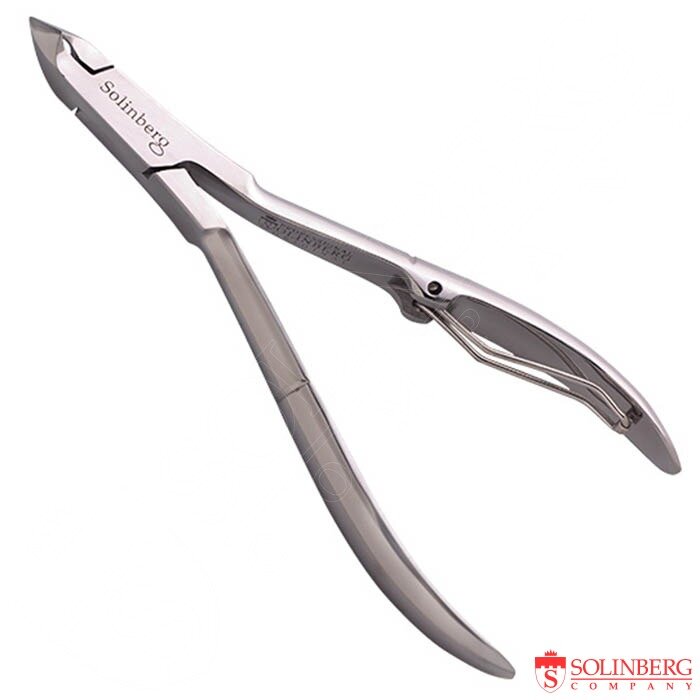 Кусачки маникюрные Solinberg "Classic Line" 0011, серебристые, 6 мм