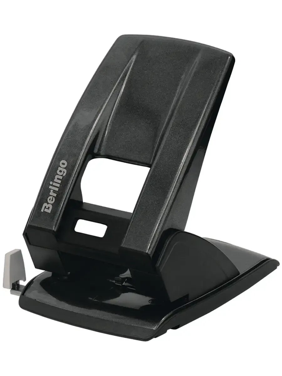 Дырокол "Power TX" 60 листов, металлический, черный