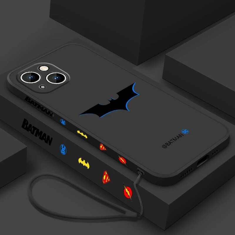 Чехол с логотипом Бэтмена для Apple iPhone 15 14 13 12 11 XS XR X 8 7 Pro Max Plus A12Tblk02, iPhone 13 Pro Max