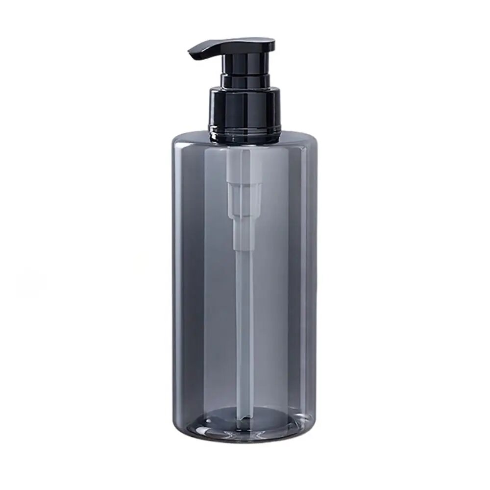 Цилиндрический диспенсер для мыла PP+PET, оранжевый/серый/синий Grey-500ml