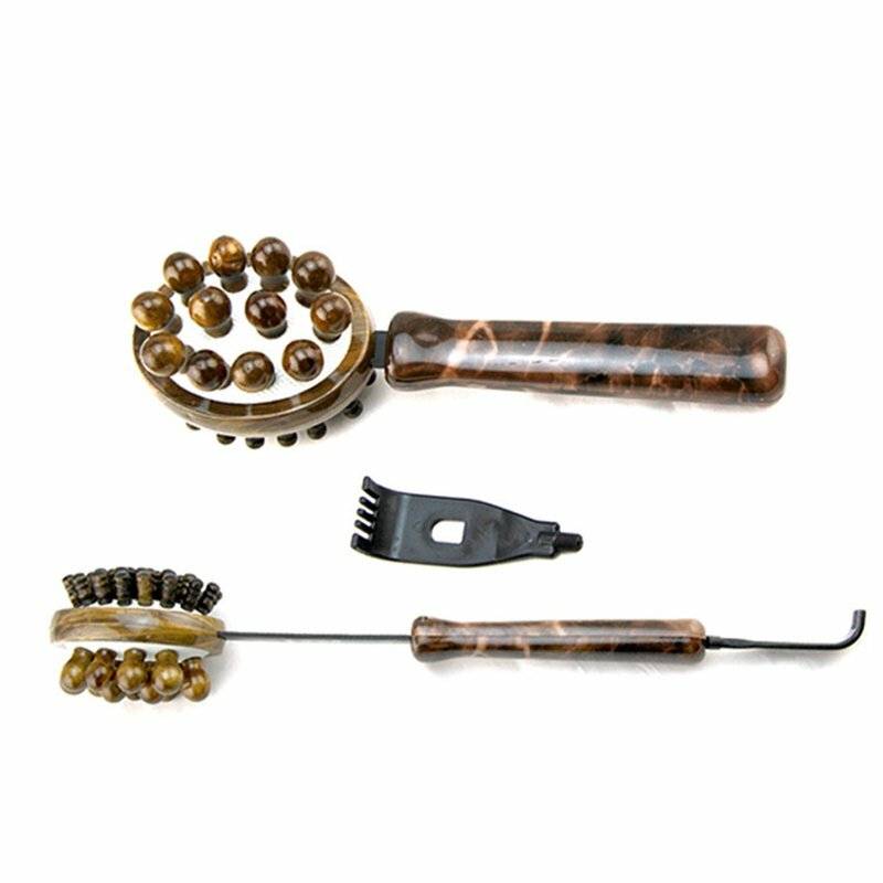 Оздоровительный массаж спины, головы, царапания, расслабляющий нефритовый массажный молоток - кофе