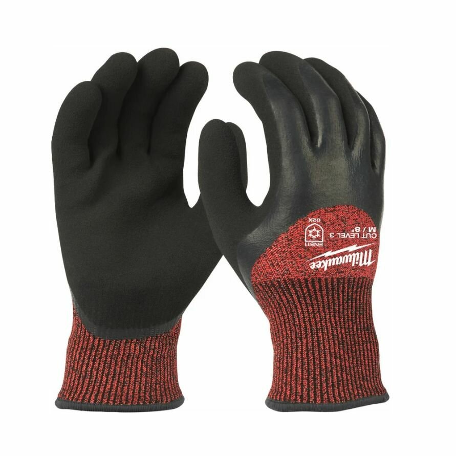 Перчатки Milwaukee с защитой от порезов уровень 3 зимние, размер 9/L 4932471348