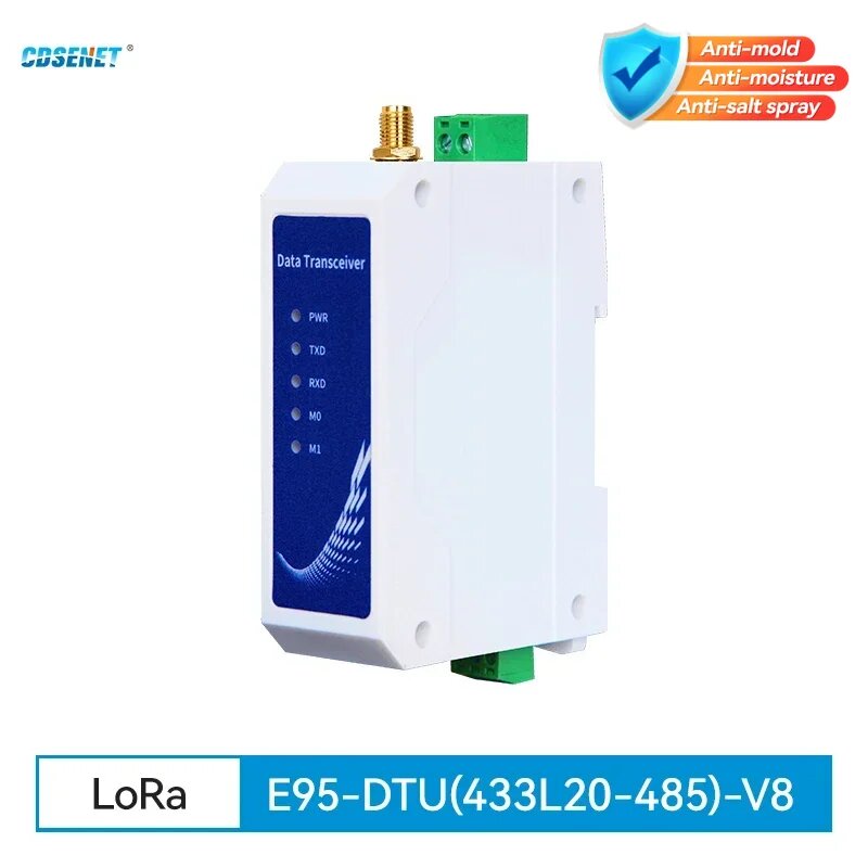 LoRa модуль CDSENET E95-DTU(433L20-485)-V8