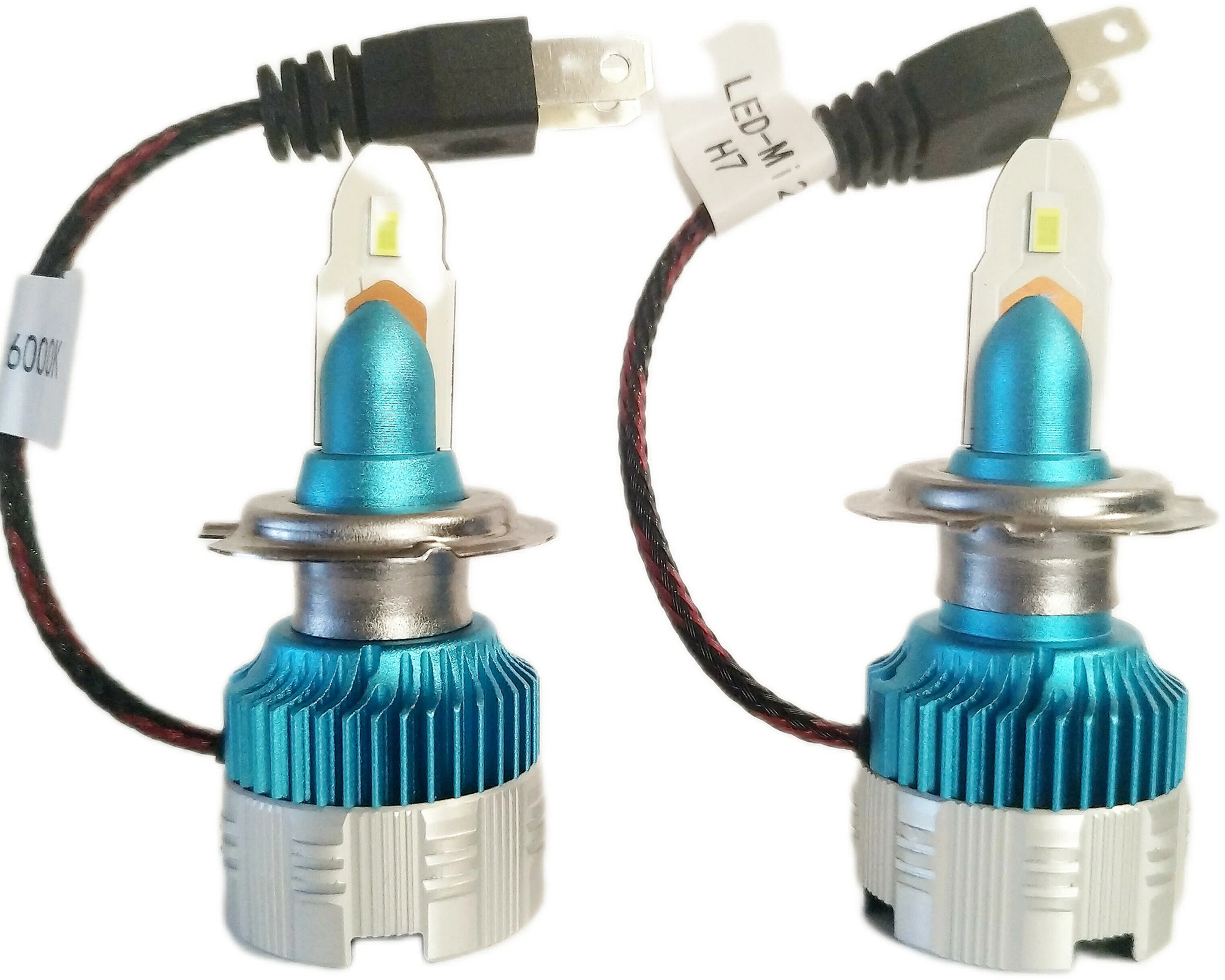 Светодиодные автомобильные лампы Mi2 LED H7 с вентилятором 2 шт