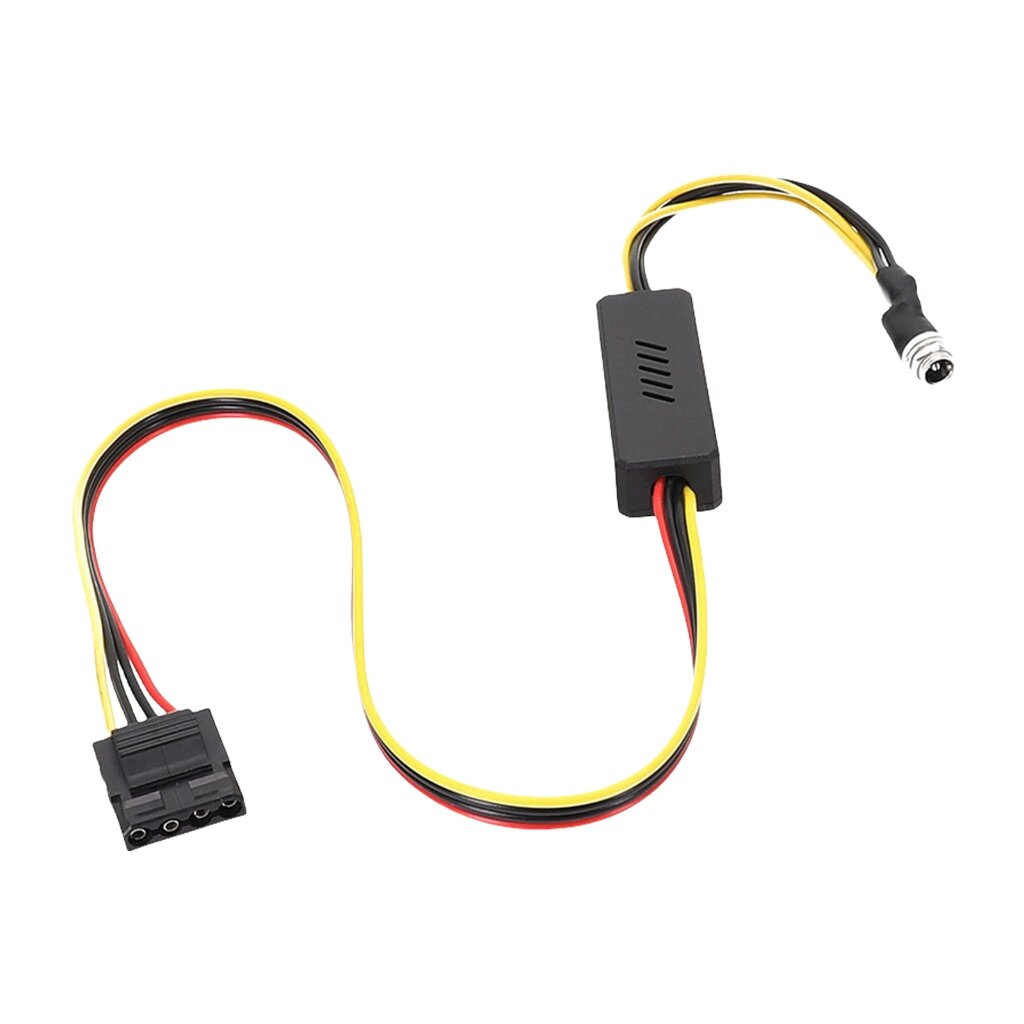 Кабель питания 4Pin Molex на 5525 для видеокарты, преобразователь напряжения 12V в 5V, замена для ПК