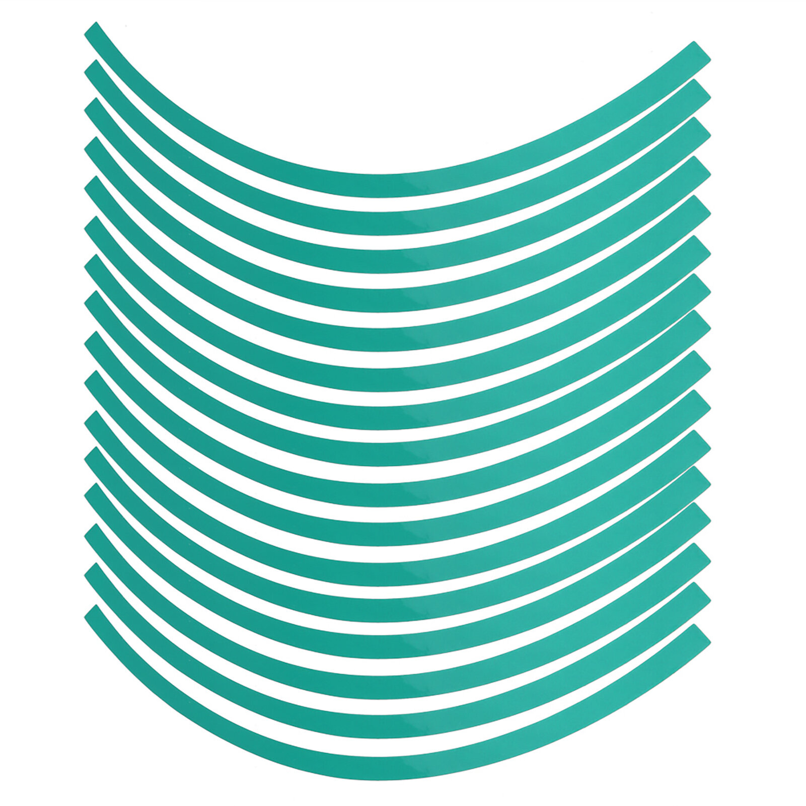 Universal Car Motorcycel Wheel Reflective Pinstripe Decal Tape Sticker Decoration Film 6 Colors Dark Green