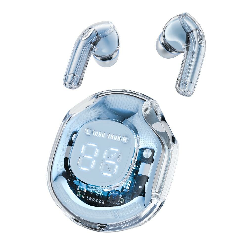 Новые T8 TWS беспроводные Bluetooth 5.3 наушники, прозрачные ENC , спортивные игровые , шумоподавление, басовые с сенсорным управлением для телефонов