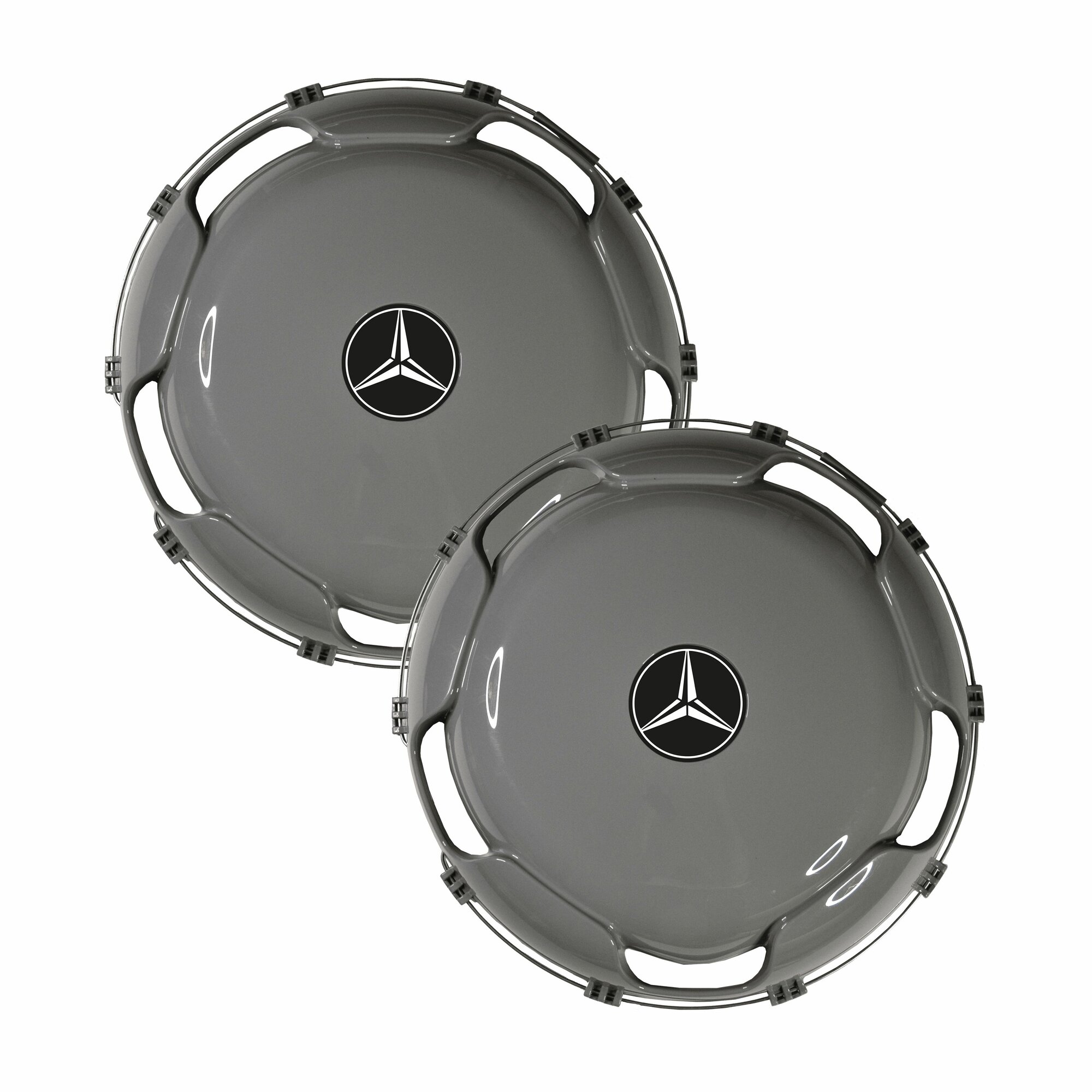 Колпаки R 22,5 "Базовые" MERCEDES передние серые - 2 шт