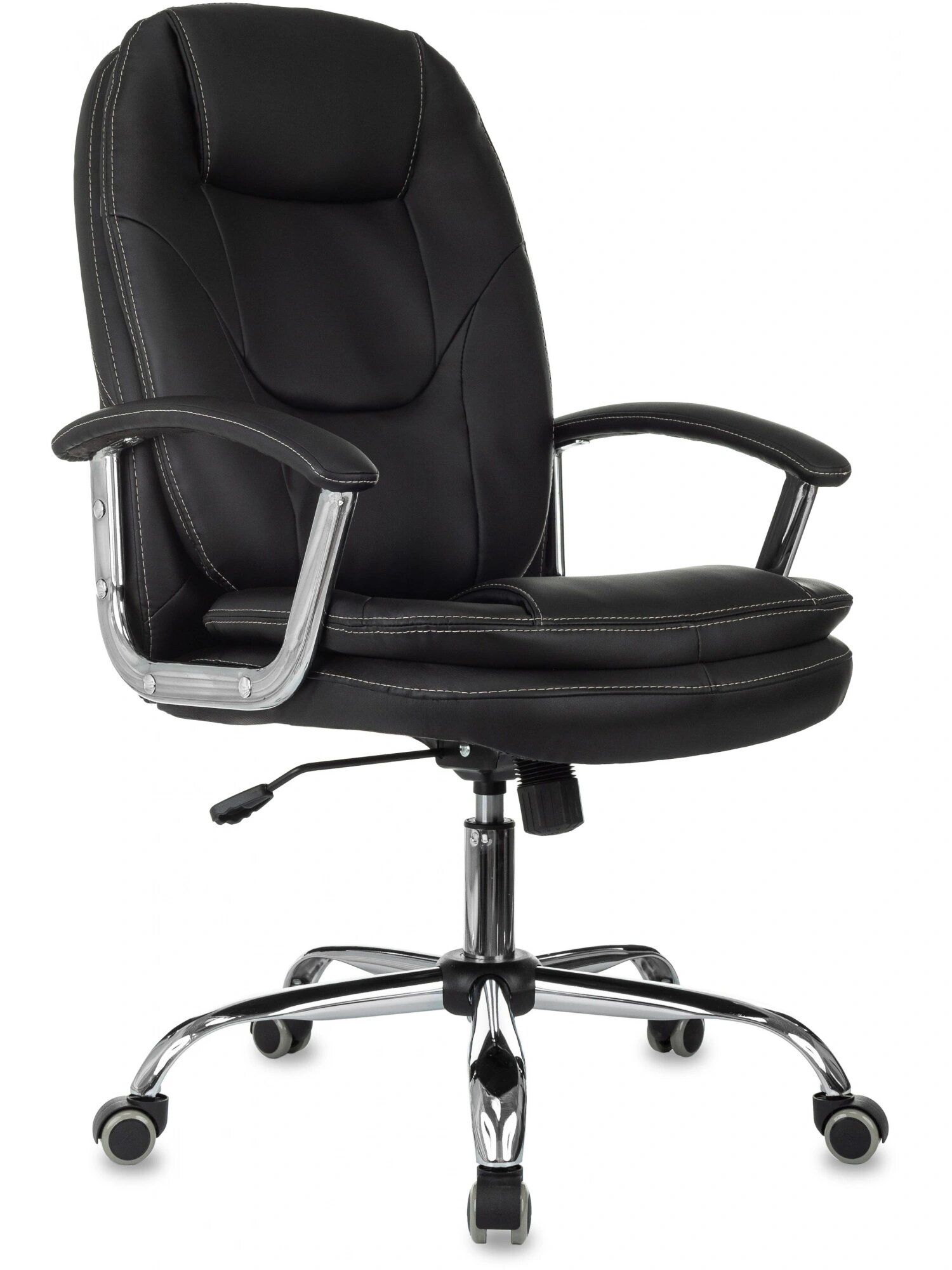 Кресло руководителя Бюрократ CH-868SL, обивка: эко. кожа, цвет: черный (CH-868SL/BLACK-PU)