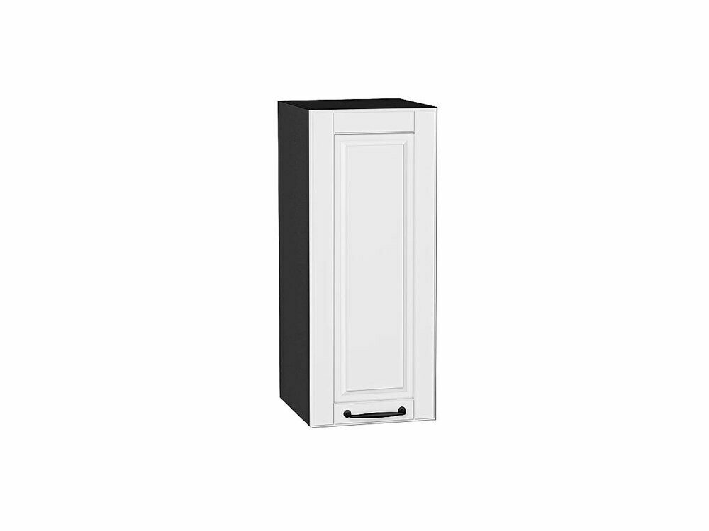 VVT Кухонный Шкаф верхний с 1-ой дверцей Дублин Graphite, Special White, 720, 300, каркас ЛДСП Graphite, фасад МДФ Special White, 716*300*318