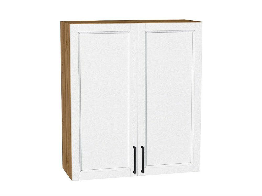 VVT Шкаф верхний с 2-мя дверцами Сканди Дуб Вотан, White Silkwood, 920, 800