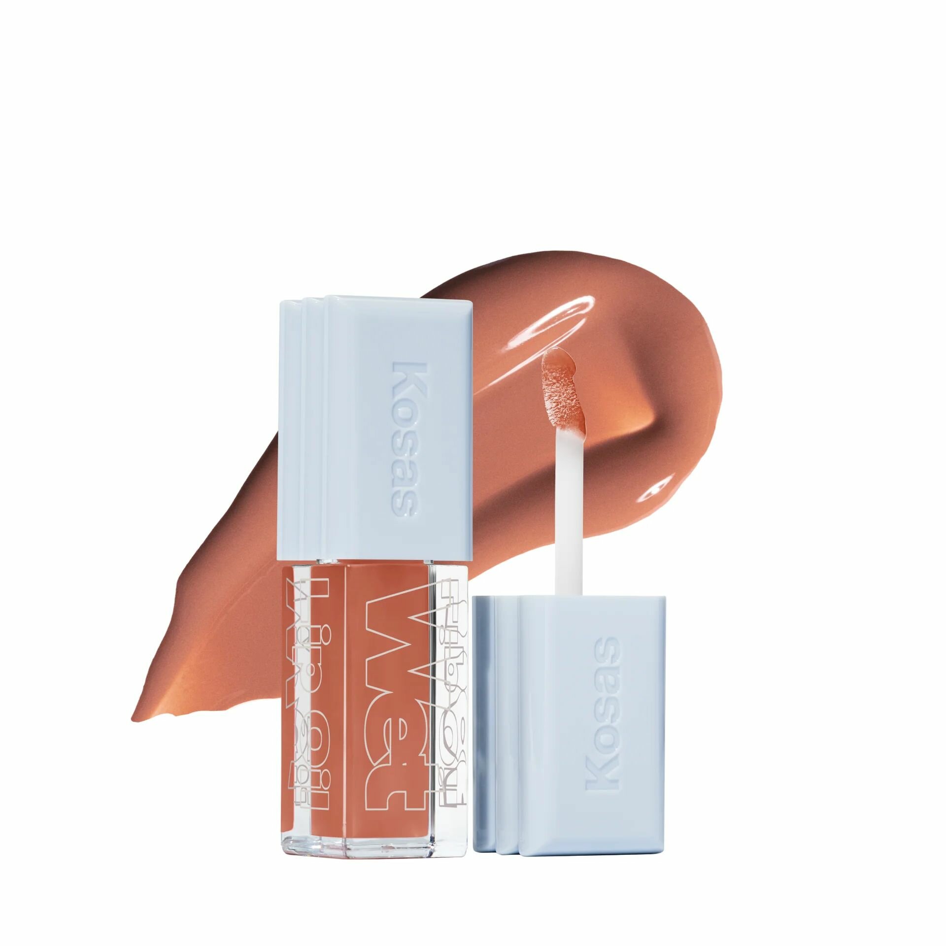 KOSAS Блеск масло для губ Wet Lip Oil Gloss, 4.6 мл, Bare Creamy Nectar
