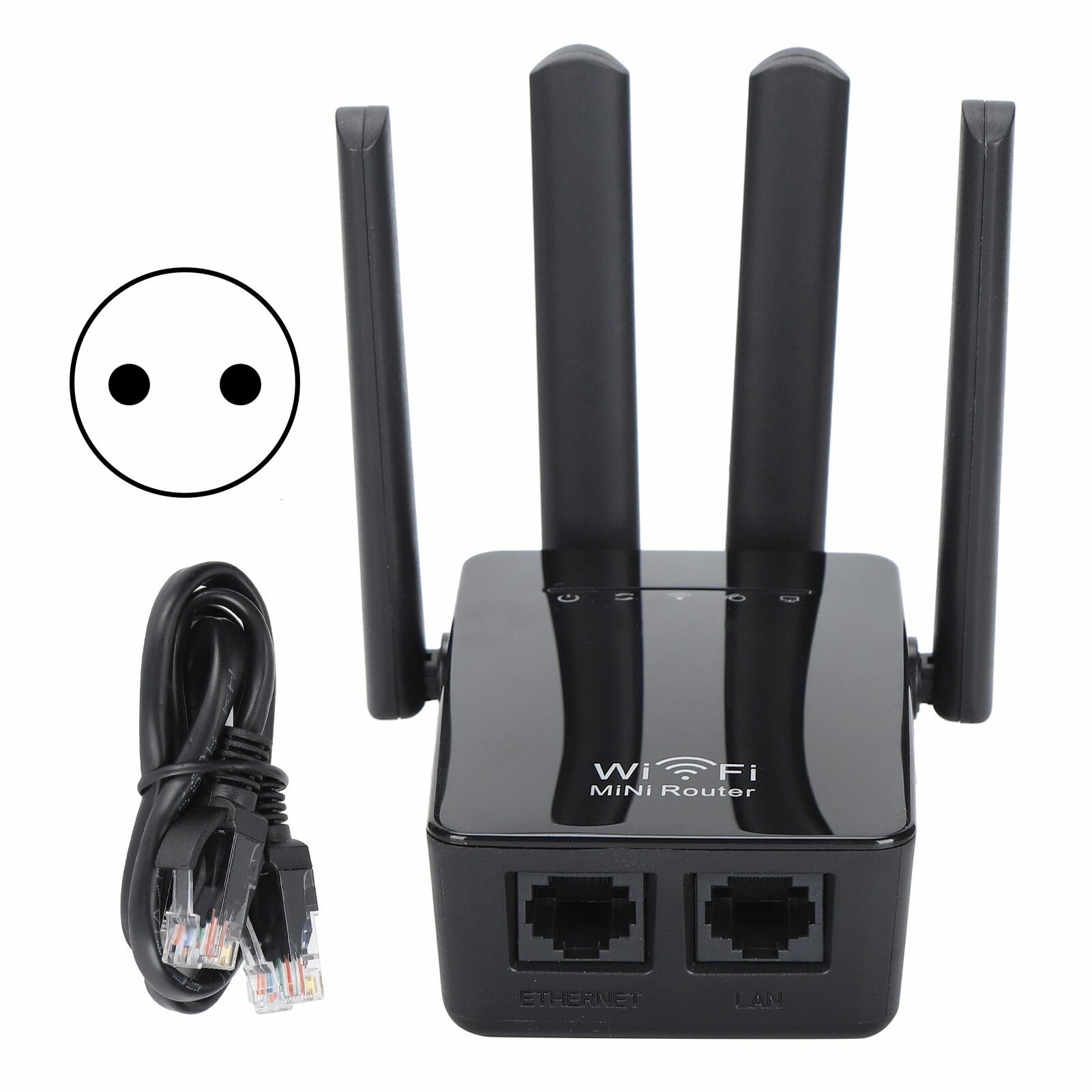 WR09 WiFi ретранслятор 300 Мбит/с, 2.4 ГГц, 100-240 В (EU)