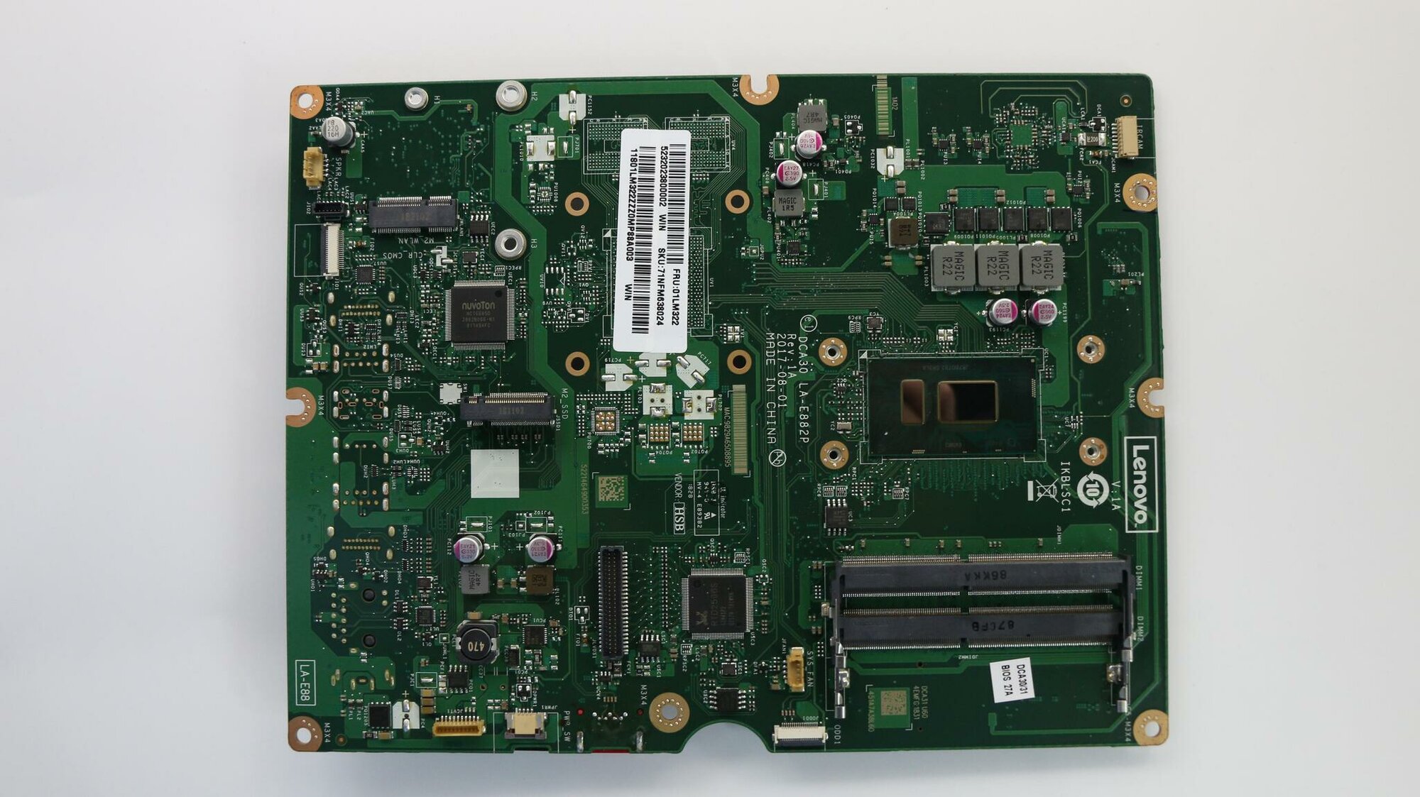 Материнская плата для моноблока Lenovo Lenovo AIO 520-22IKU Intel Core I5-82500U UMA WIN (01LM322), оригинал