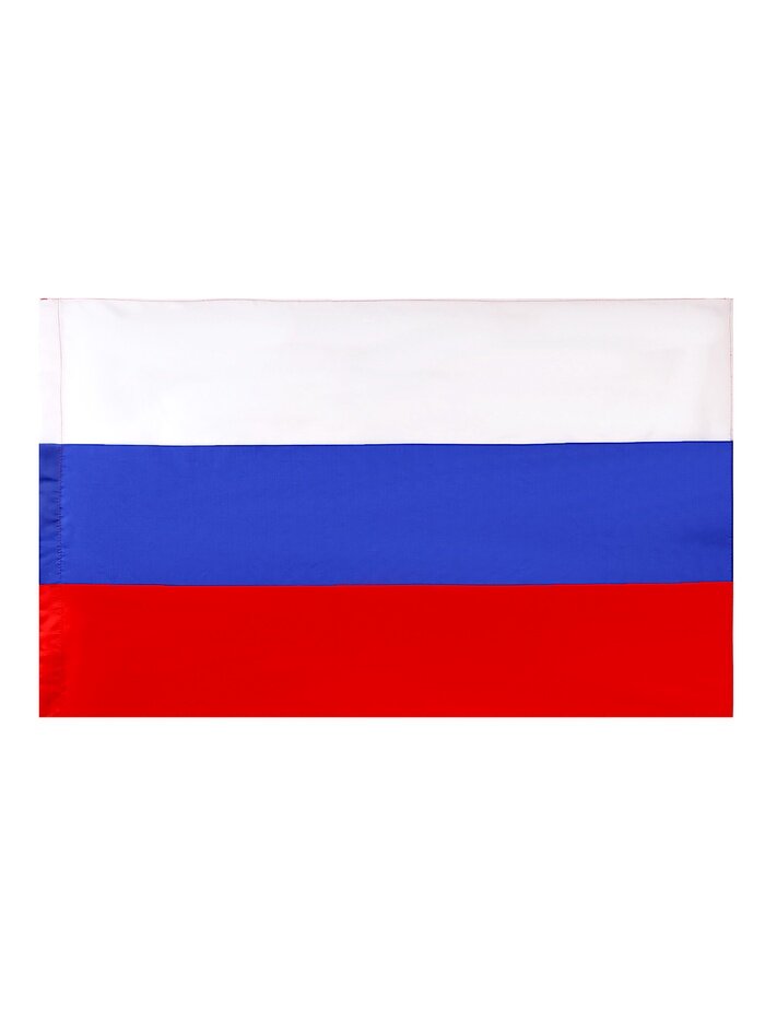 Флаг России «Триколор», 90×145 см, искусственный шёлк