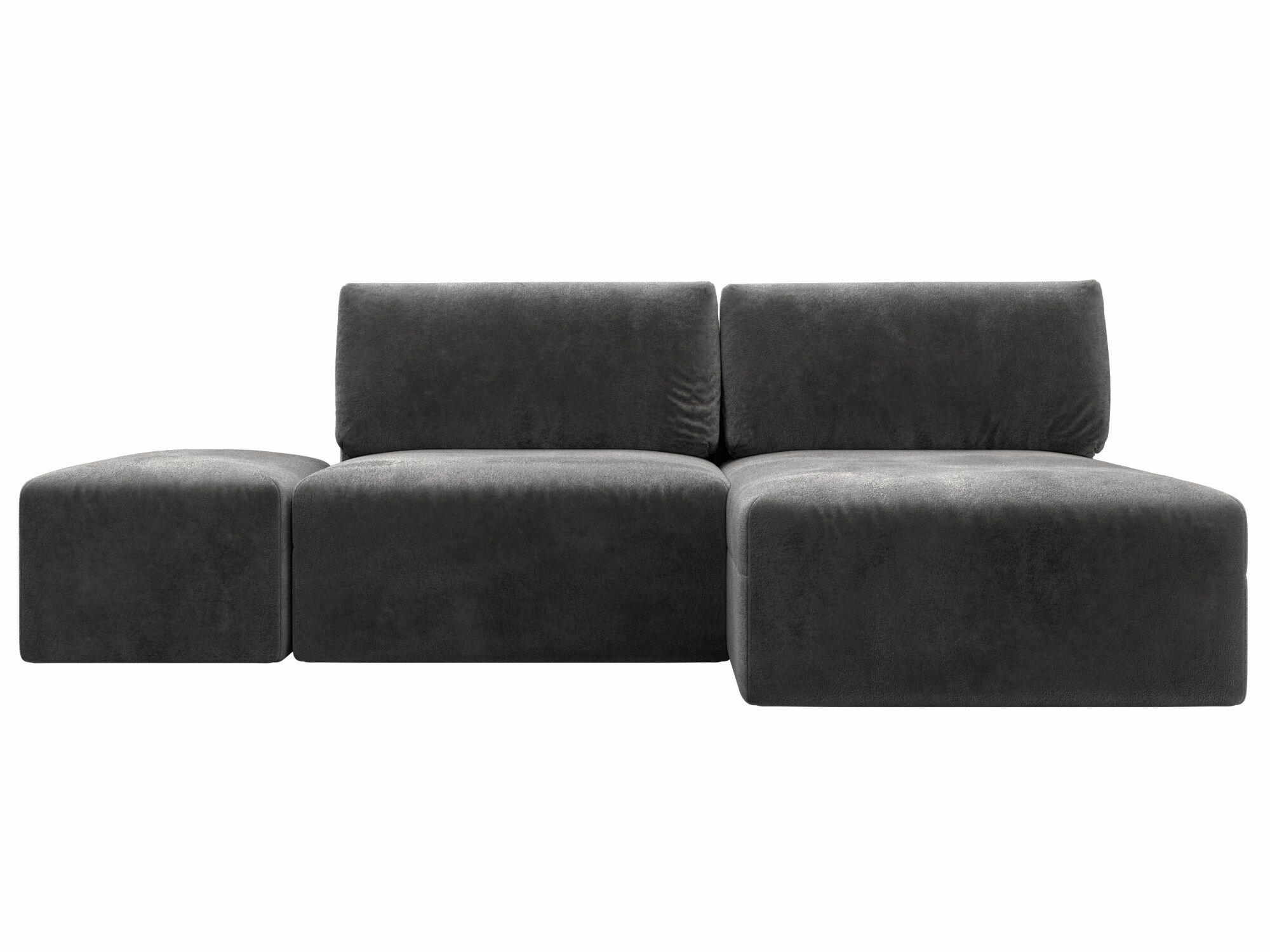 Диван угловой модульный с пуфом Бэйз НПБ угол универсальный