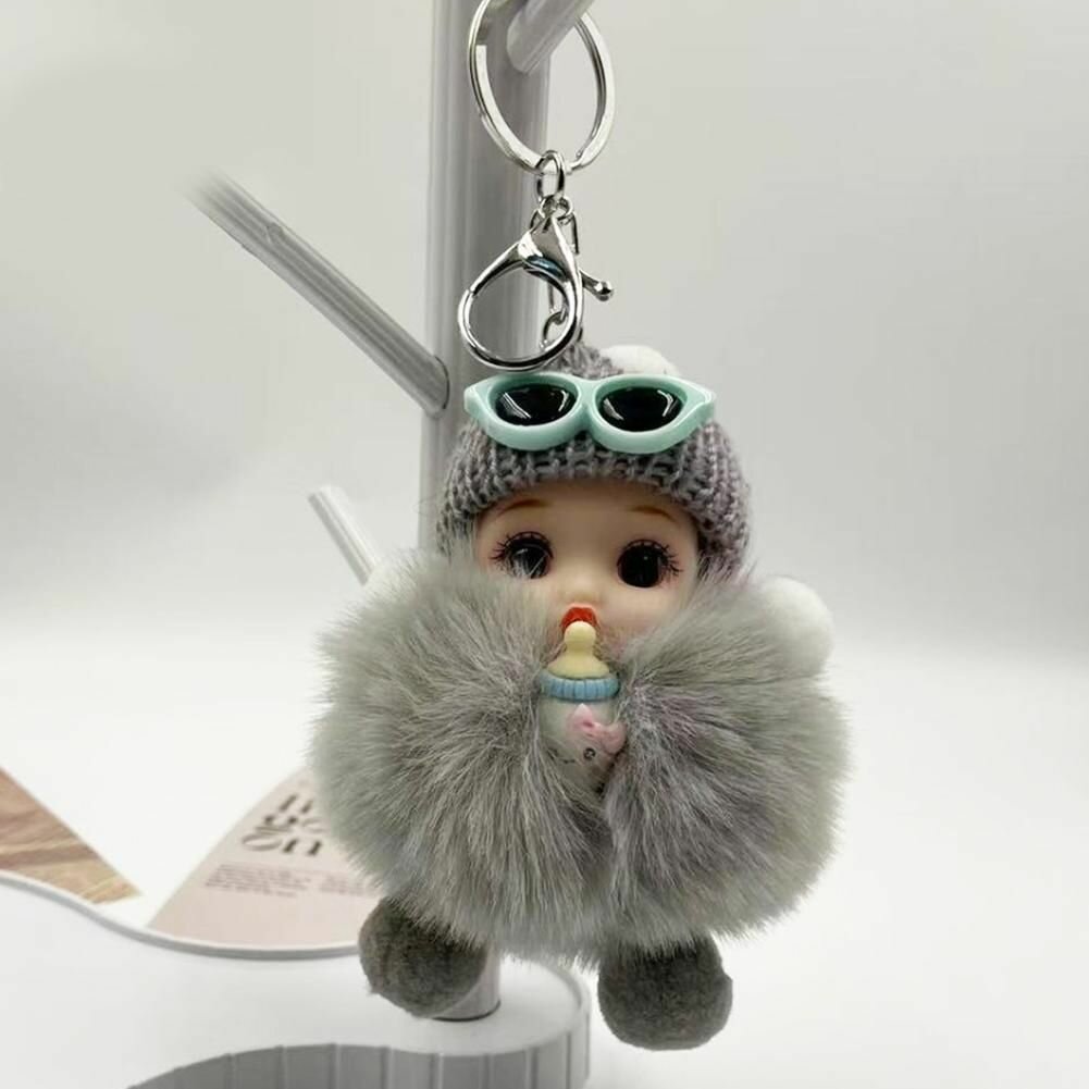 Плюшевая спящая детская игрушка, брелок, аксессуары, подвеска на рюкзак, мягкая и милая для детей, девочек