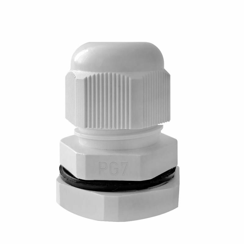 Кабельный ввод PG-7 IP68 10 шт. (сальник) серый TOKOV ELECTRIC TKE-PG-7-G