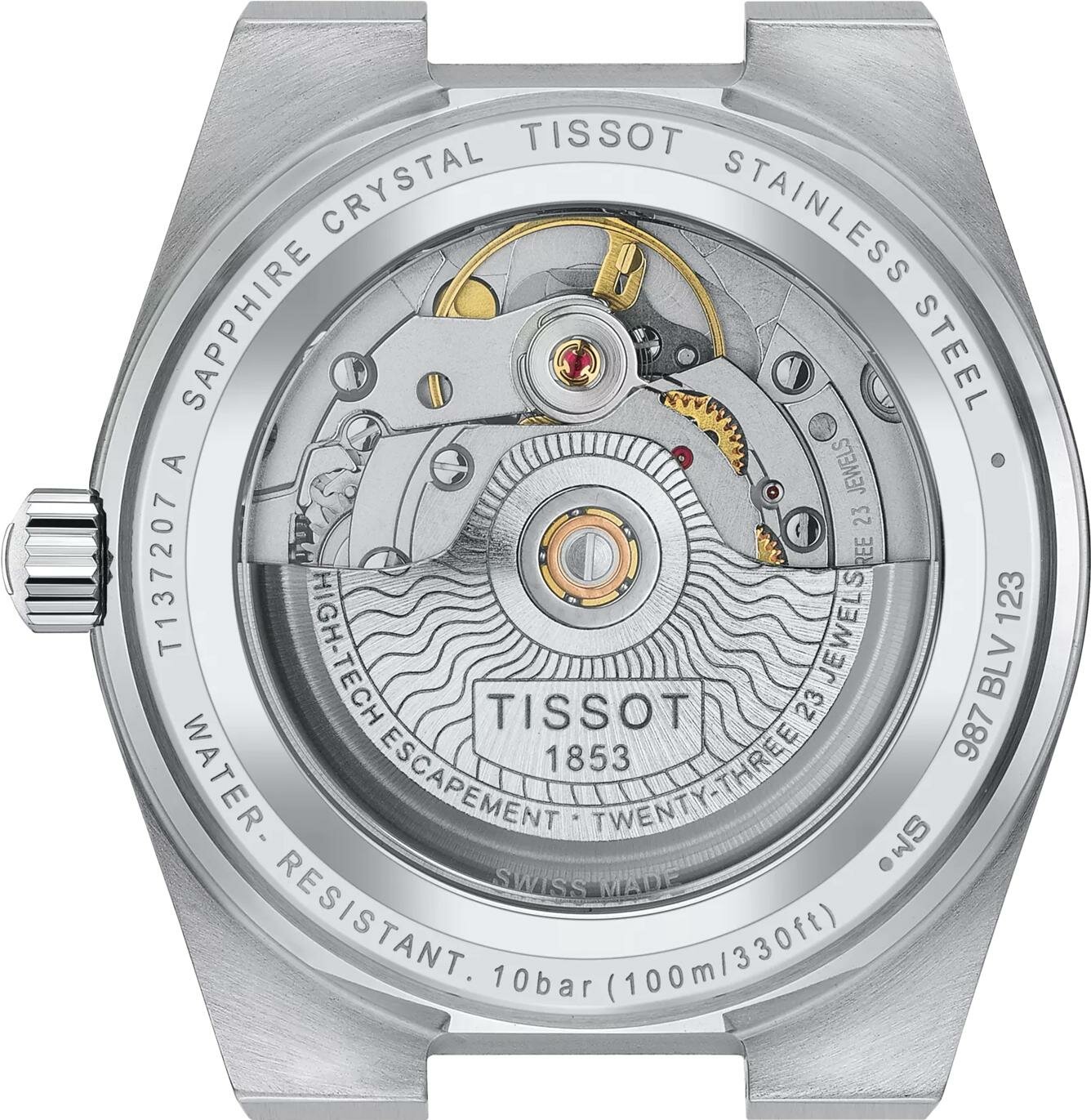 Наручные часы TISSOT, серебряный — фото 1