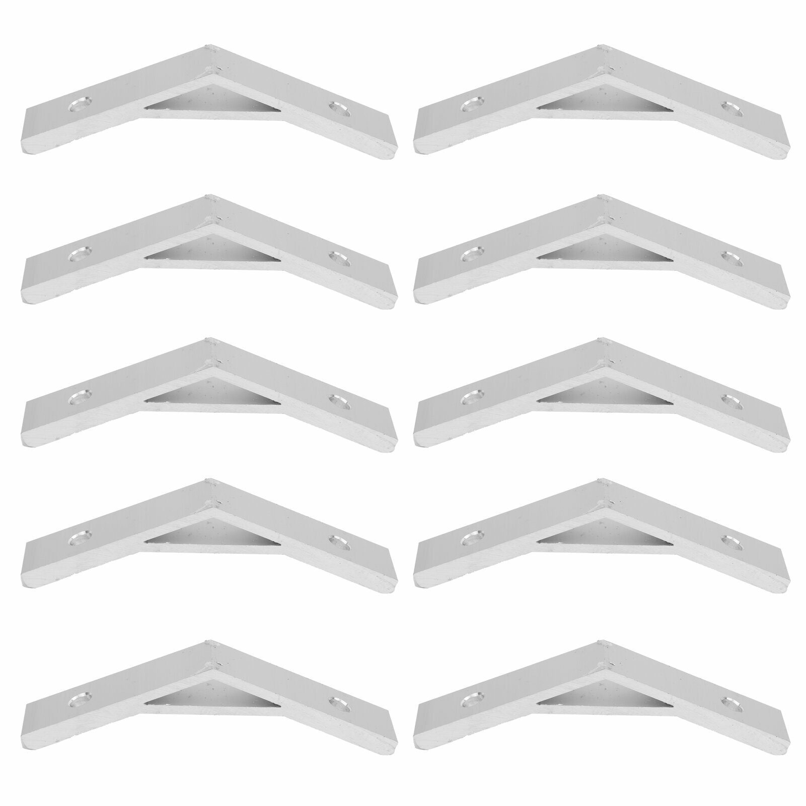 10 шт. угловых кронштейнов из алюминиевого сплава с углом 135 градусов, соединительные кронштейны 2020 г.