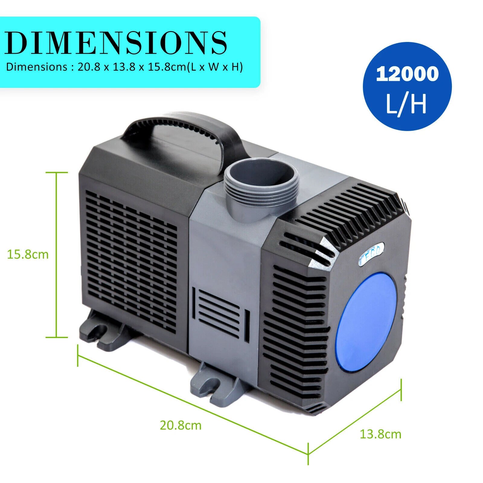 Погружной водяной насос NCFAQUA 80/100/120/140W для аквариума CTP-12000