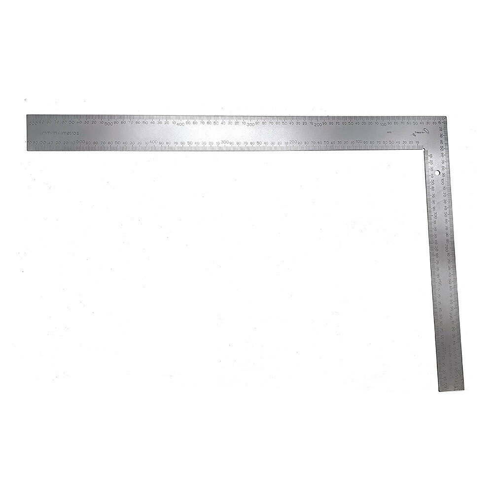 Угольник строительный Hesler 600 мм стальной