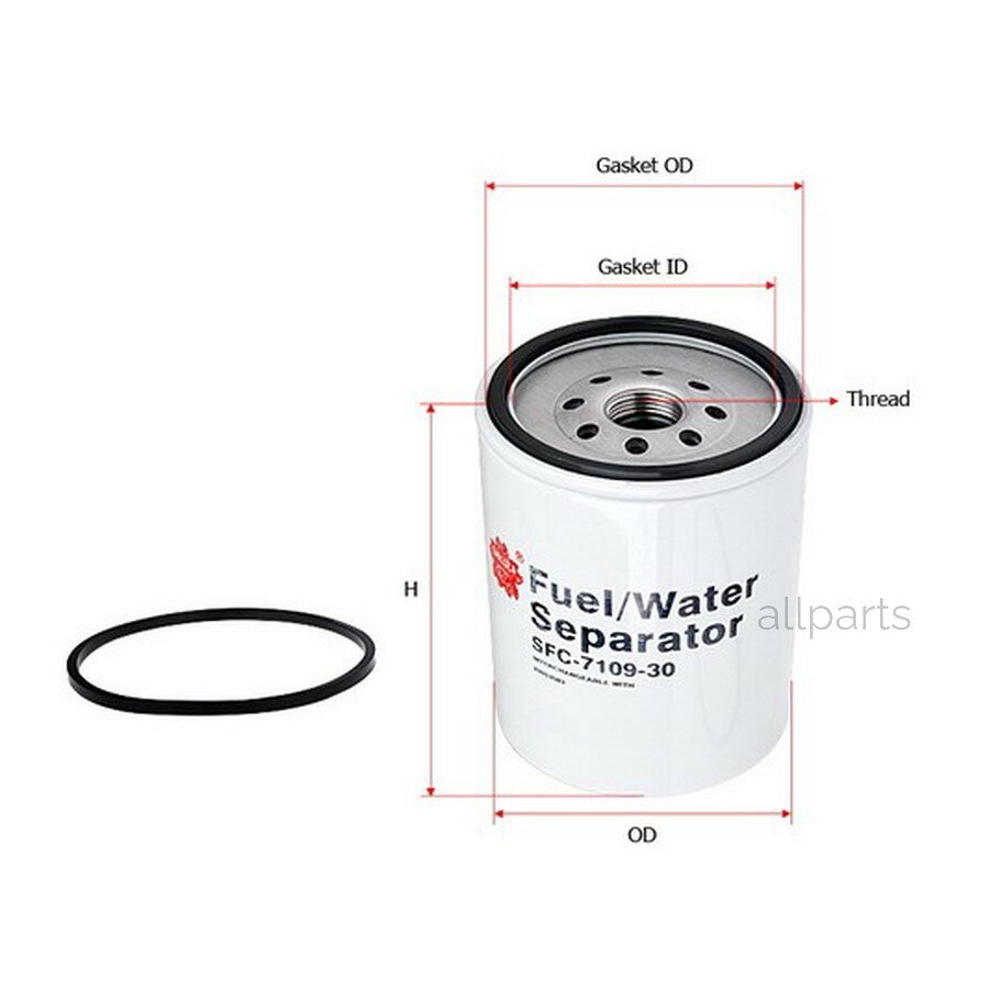 SAKURA SFC710930 фильтр топливный ! сепаратор \Volvo FH13