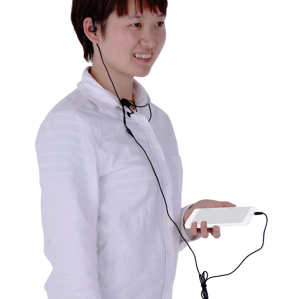 Andoer Mini Clip-on Lapel Lavalier Microphone Mic Earphone Omni-directional Condenser Hands-free 3.5mm Jack for iPhone 6/6 plus/5 iPad Smartphones Computer PC Laptop Loudspeaker Live Stream Singing