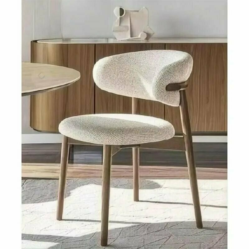 Стул для кухни с подушкой 76см×58см | изогнутая спинка | издаун | кухонная зона | 3-летняя прочность