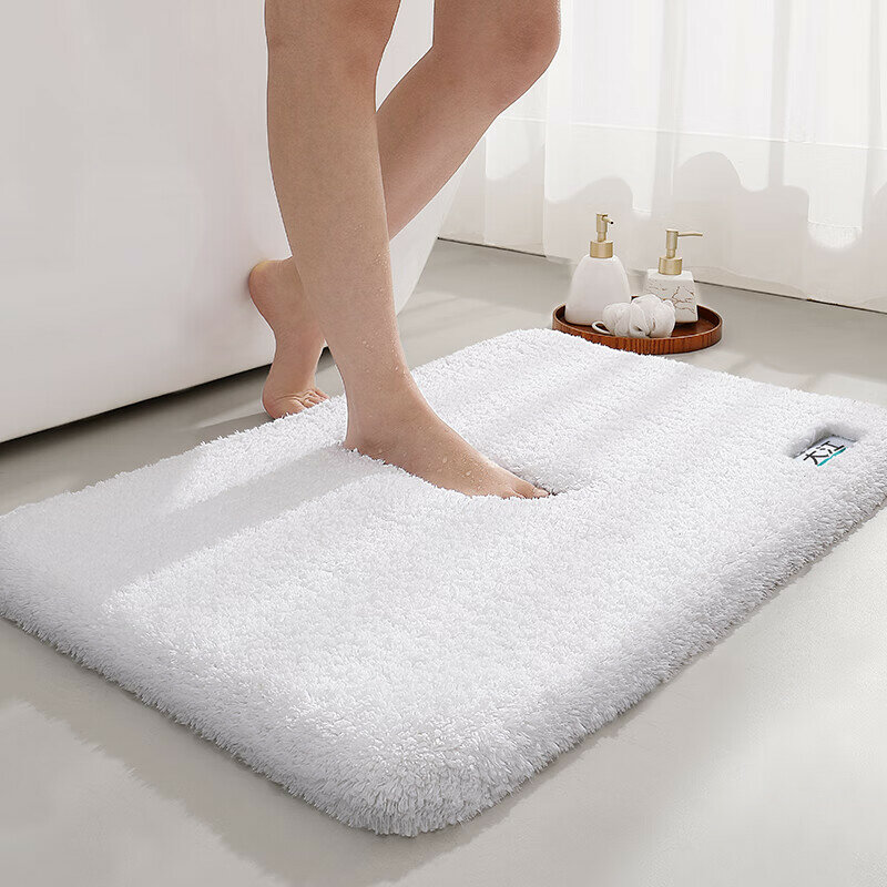 Dajiang Antibacterial Bathroom Mat, Bathroom Floor Mat, Absorbent Bathroom Mat, Non-Slip Hotel Floor Towel, 40x60cm