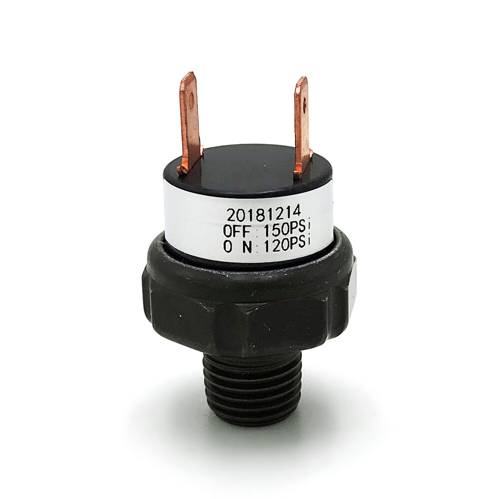 120-150 PSI NPT 1/4 клапан управления давлением воздуха ресивер компрессора 12 В