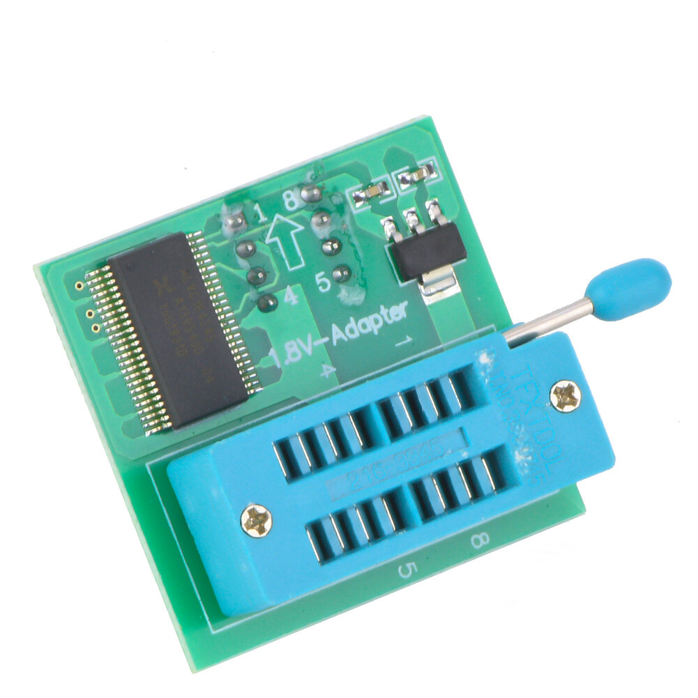 Адаптер SOP8-DIP8 для SPI Flash. Программатор W25 MX25 для микросхем. — фото 1