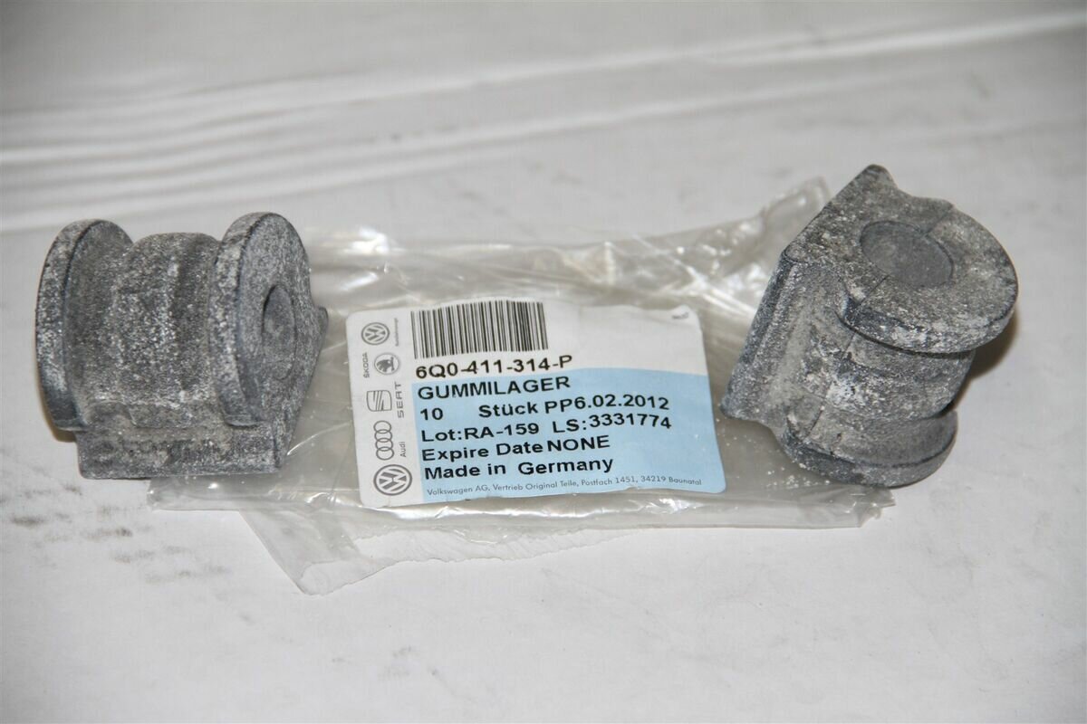 Втулка переднего стабилизатора VAG 6Q0411314P для VW Polo Skoda Fabia Seat Ibiza Audi A2 1 шт.