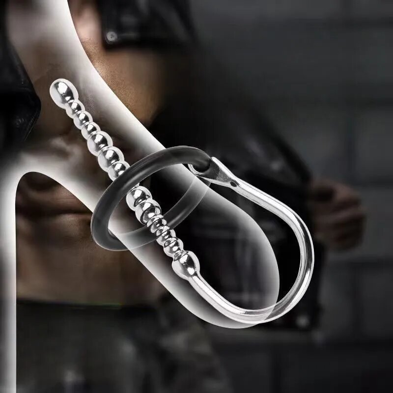 Уретральный плаг Globs с силиконовым кольцом на головку