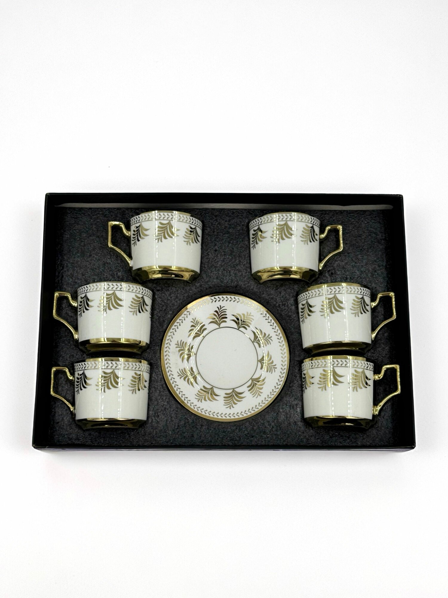 Сервиз кофейный, сервиз чайный, 6 персон, 12 предметов