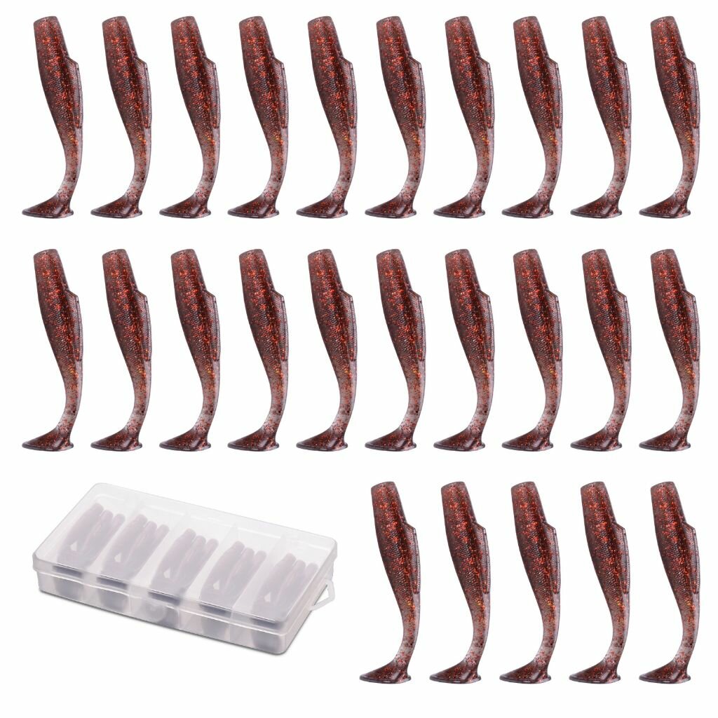 Искусственные черви для рыбалки 6см 25шт