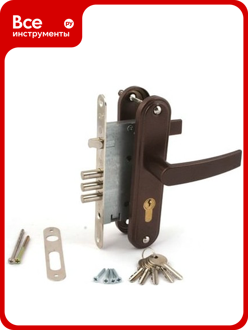 Врезной замок BORDER 78928-ЗВ4-31/55. СП.5РФ55-002.60-Z. Ш. У4 20310, 40 мм