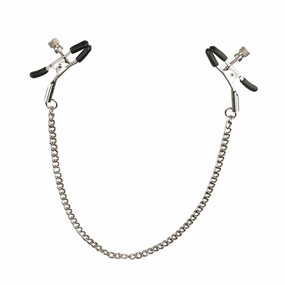 Зажимы для сосков с цепочкой, зажимы БДСМ, стимулятор для сосков, для ролевых игр, для женщин и мужчин