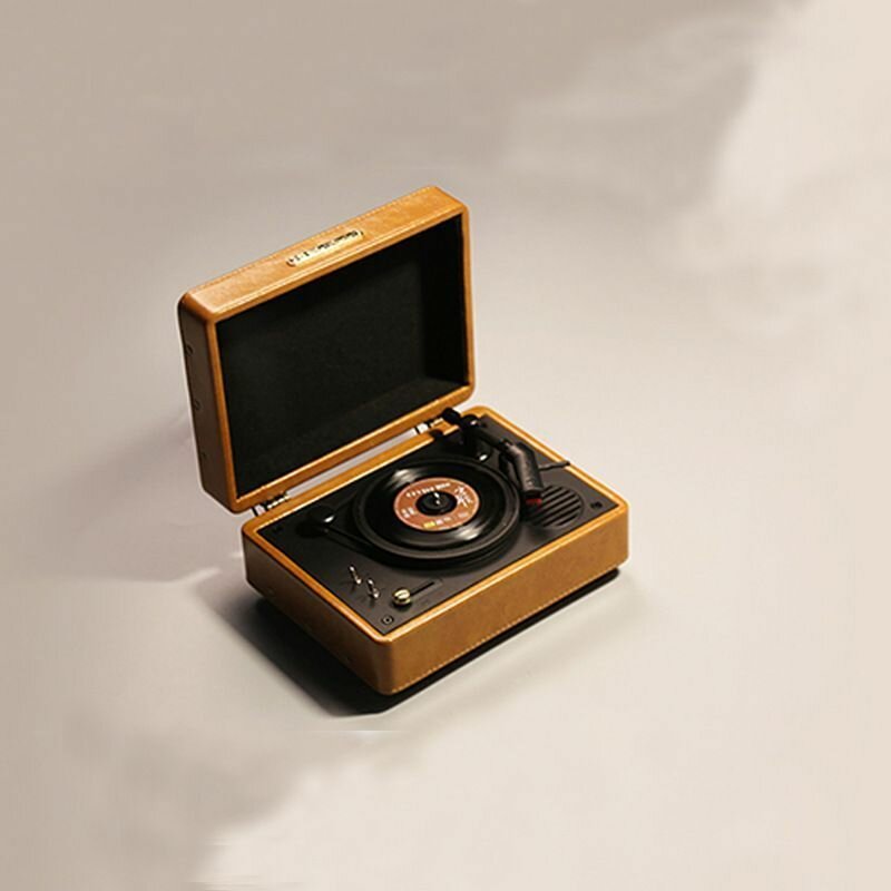 3-дюймовый проигрыватель виниловых пластинок, перезаряжаемый, Bluetooth