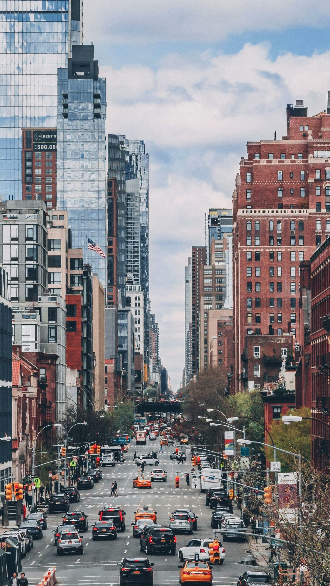 Картина на холсте 60x110 LinxOne "Автомобиль, интерьер для дома / декор на стену / дизайн